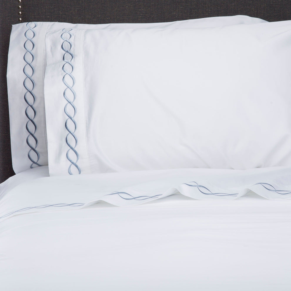 600 Thread Count Rope Embroidered Sheet Set – Mélange Home