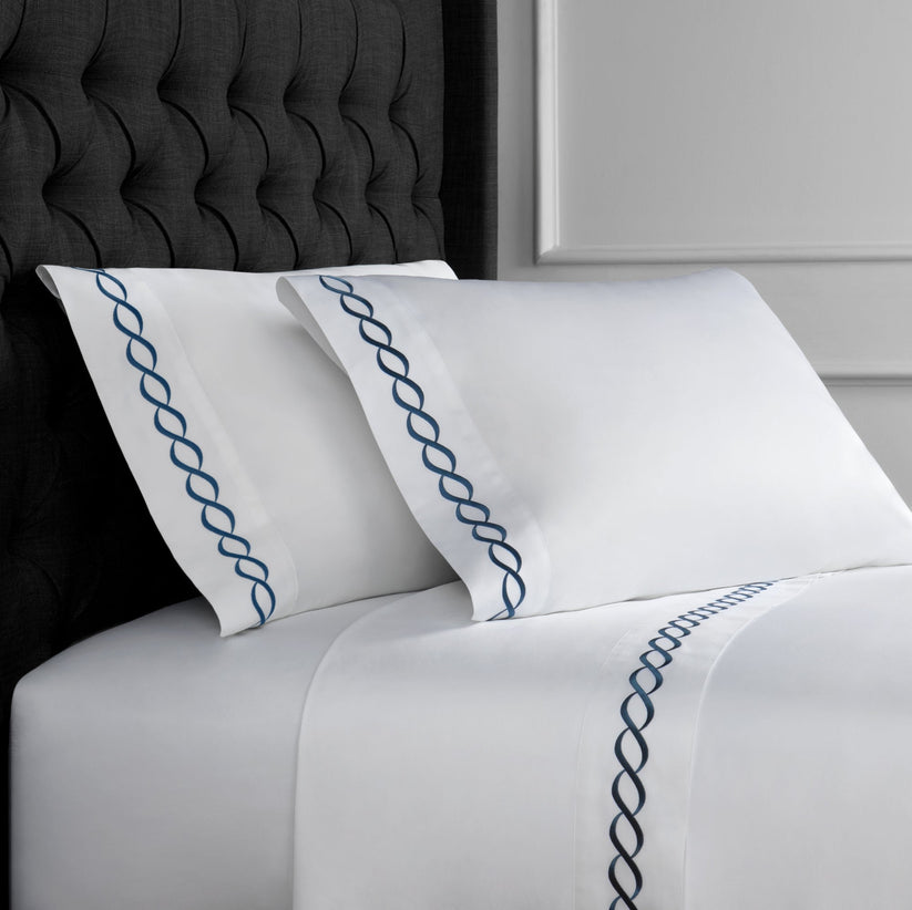 600 Thread Count Rope Embroidered Sheet Set – Mélange Home